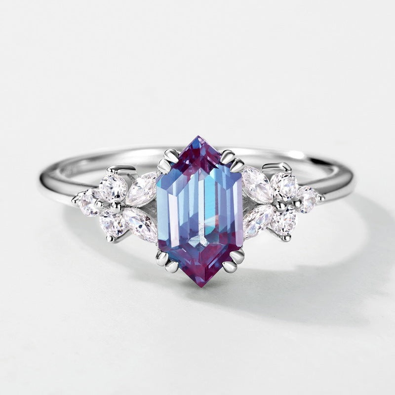Women's Simple Cultivation Alexander Stone Ring – Louisiana Mart